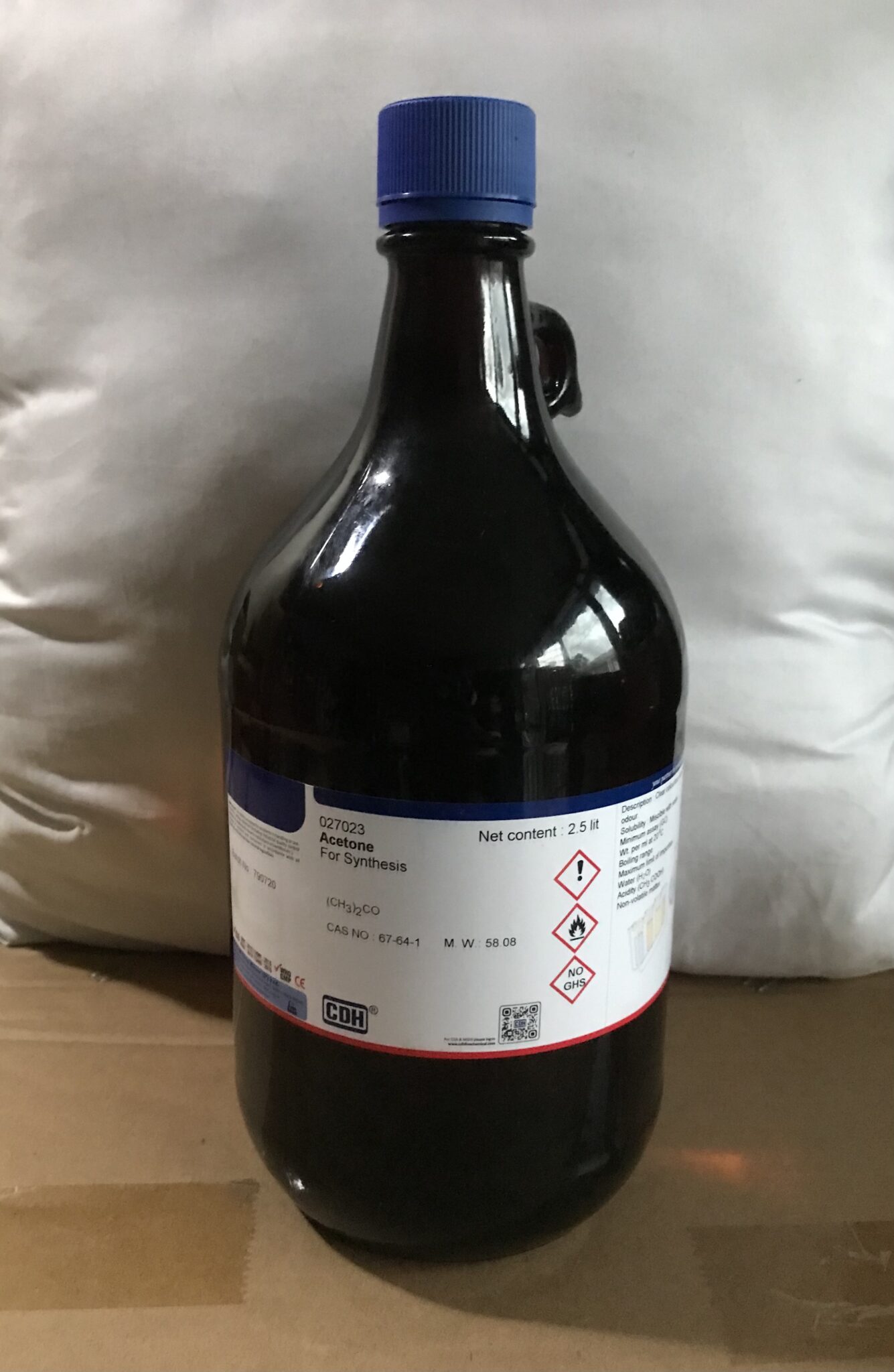 Acetone 2.5L (Analar grade) - LABSTORES.NG