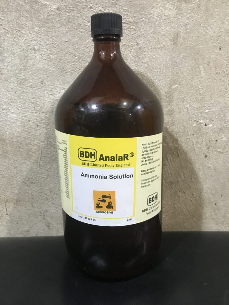 Ammonium solution repacked 2.5lt - LABSTORES.NG