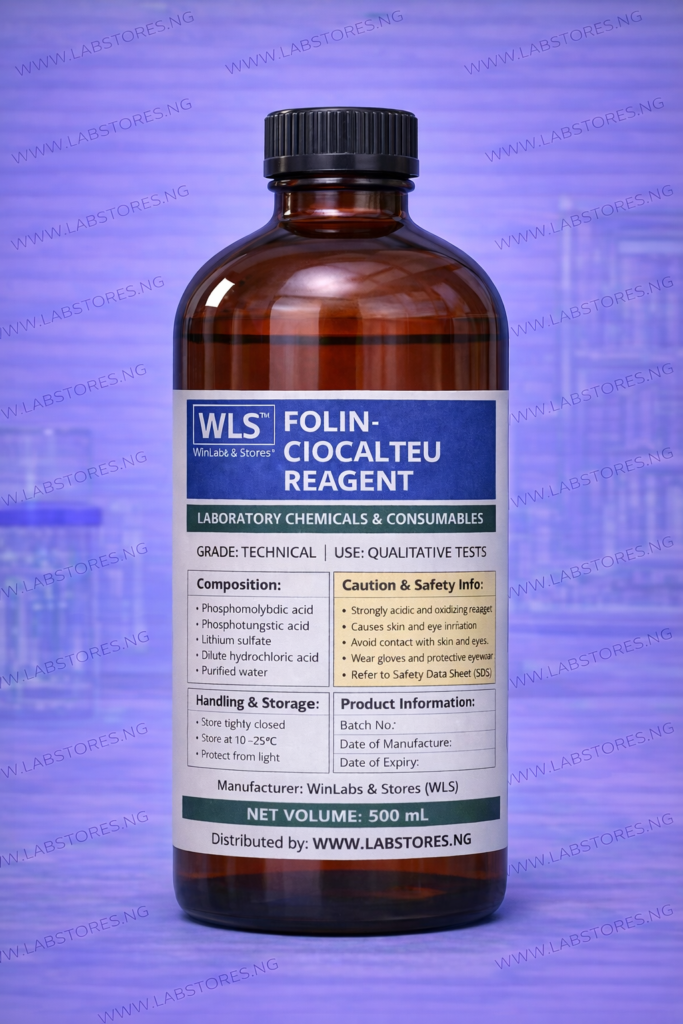 FOLIN-CIOCALTEU Reagent (Folin C) - LABSTORES.NG